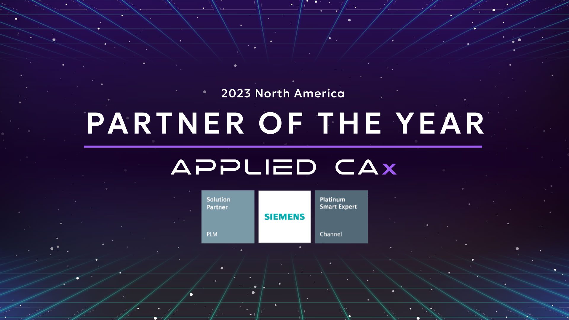 Applied CAx awarded Siemens 2023 Partner of the Year - Applied CAx